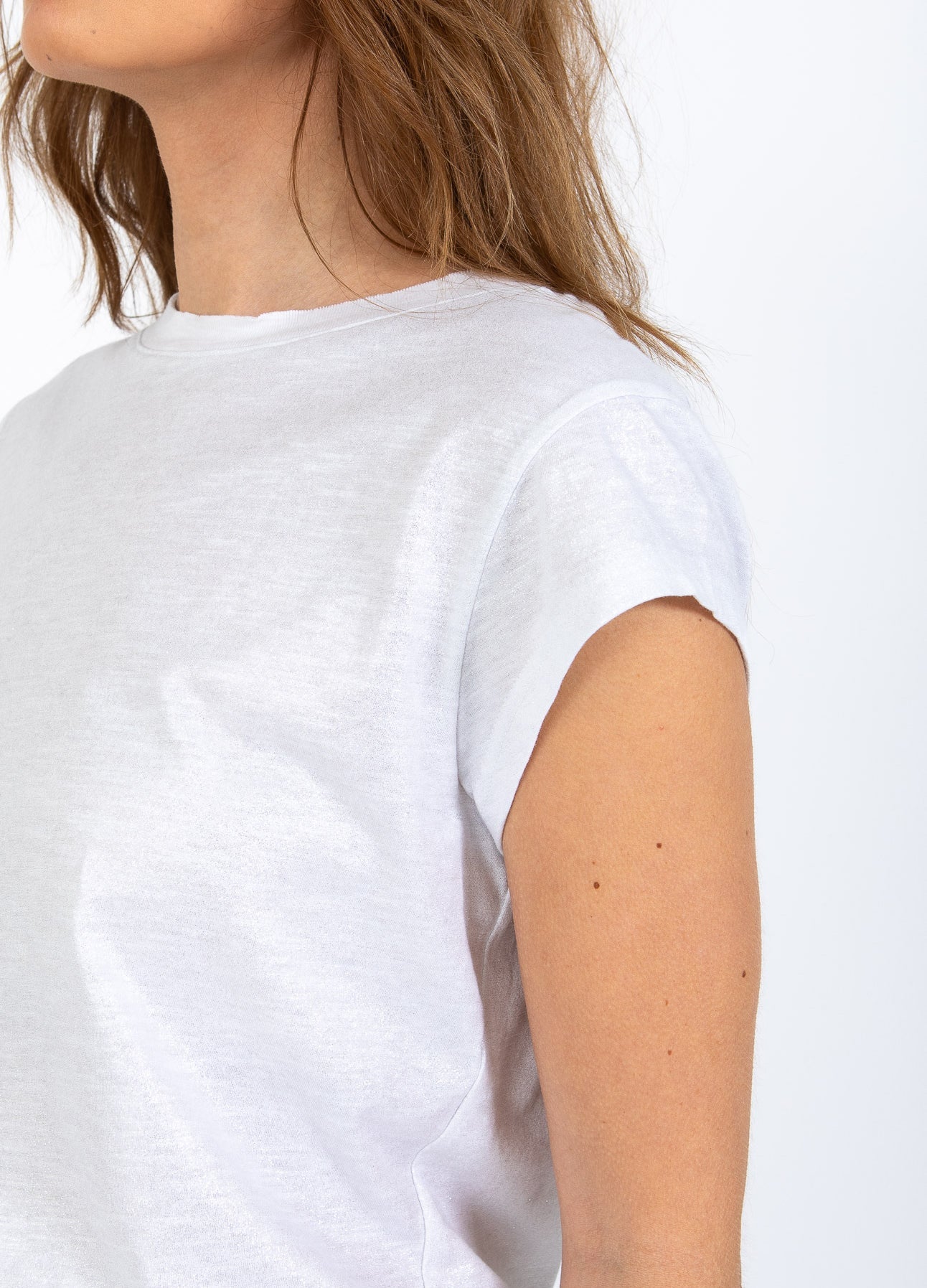 CC Heart Metallic T-shirt (silver) – Sansom Reed