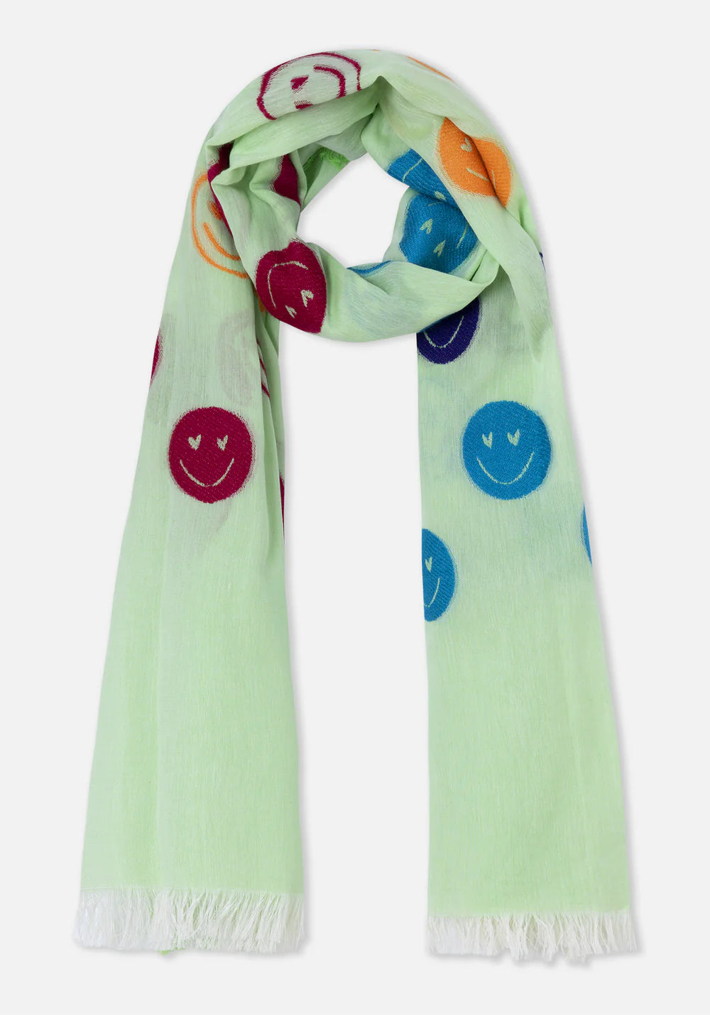 Dr Bloom Smiley scarf (green) – Sansom Reed
