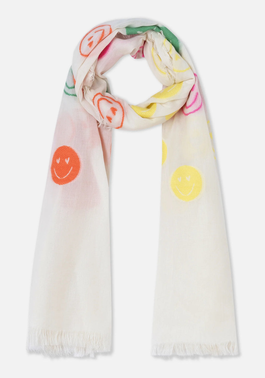 Dr Bloom Smiley scarf (white) – Sansom Reed